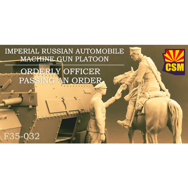 COPPER STATE MODELS 1/35 Imperial Russian Automobile MG Platoon Orderl