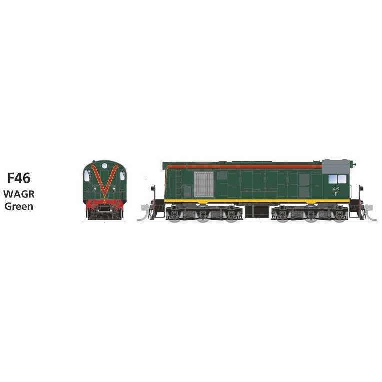 SDS MODELS HOn3.5 WAGR F Class F46 WAGR Green DCC Sound