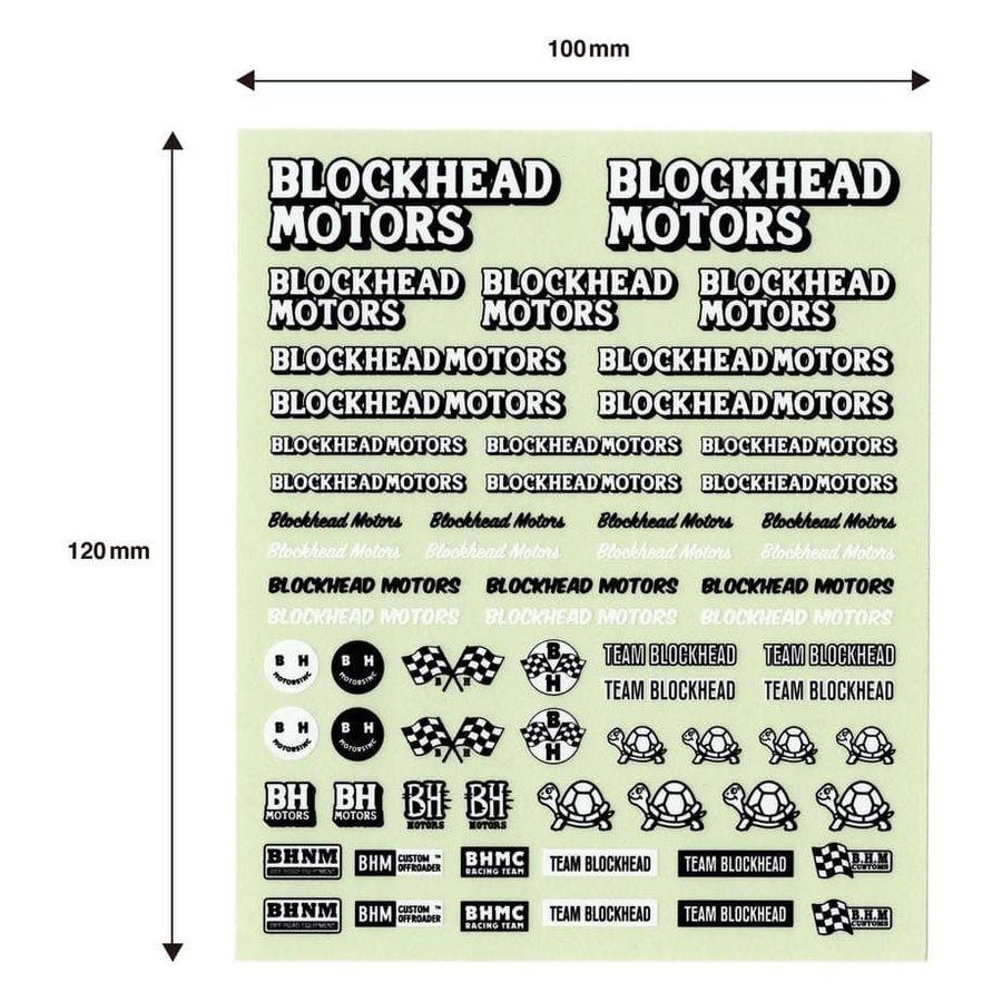 BLOCKHEAD MOTORS 1/32 Decal