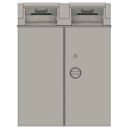 HWS Australia Post Boxes HO 1/87 Scale Double Slot (2)