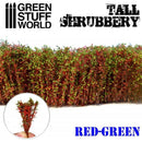 GREEN STUFF WORLD Tall Shrubbery - Red Green